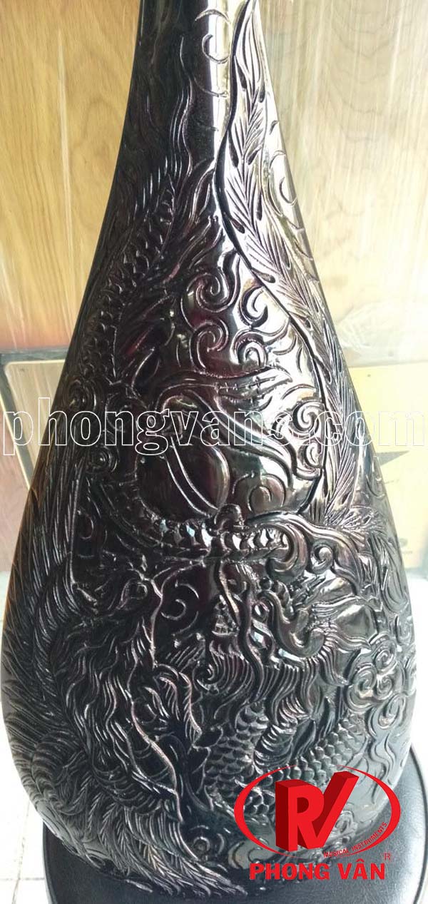 Đàn tỳ bà chạm rồng phượng - NHẠC CỤ PHONG VÂN