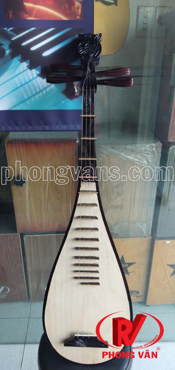 Đàn tỳ bà chạm rồng phượng - NHẠC CỤ PHONG VÂN