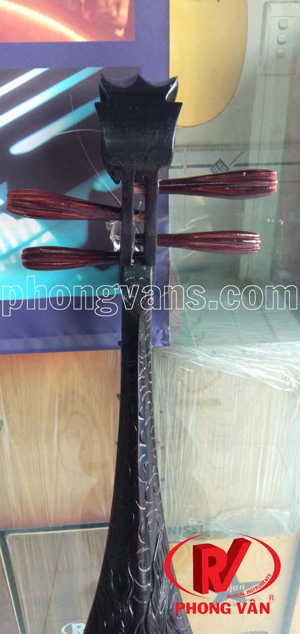 Đàn tỳ bà chạm rồng phượng - NHẠC CỤ PHONG VÂN