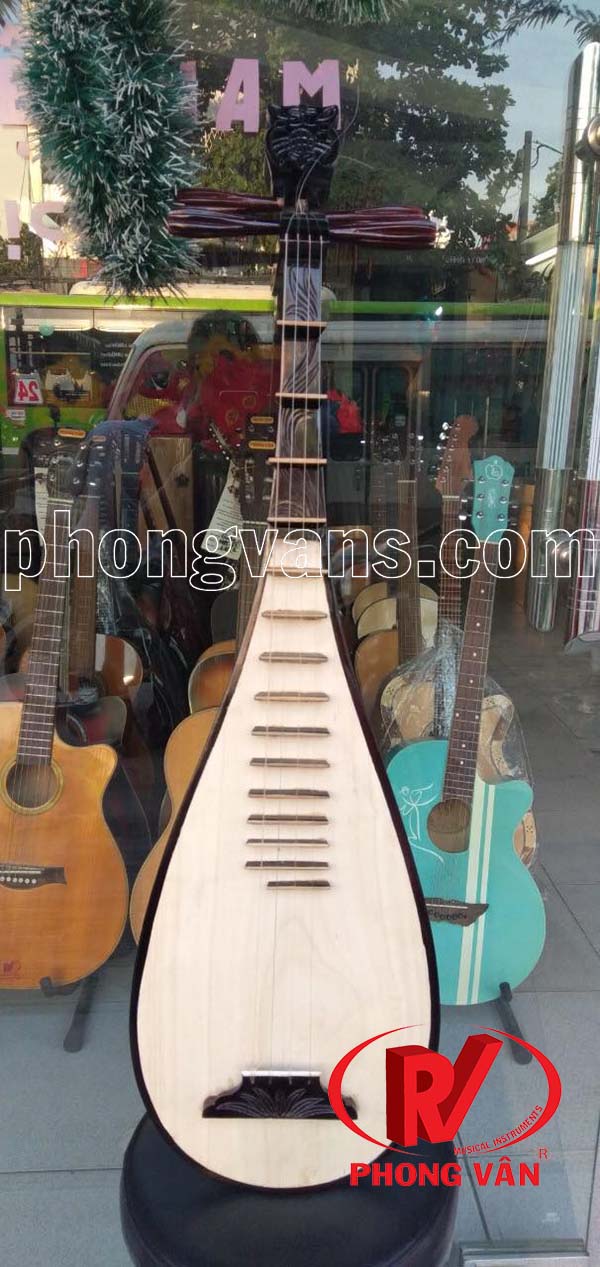 Đàn tỳ bà chạm rồng phượng - NHẠC CỤ PHONG VÂN