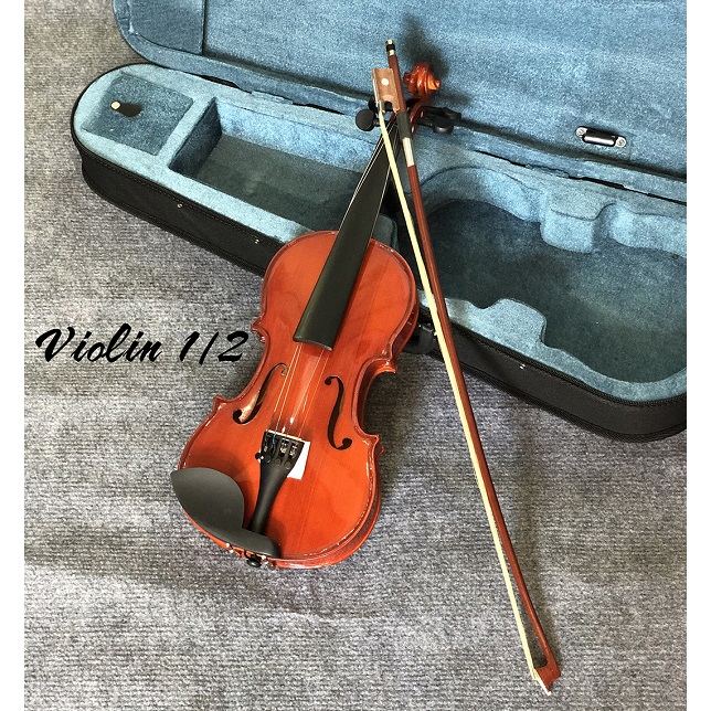 Đàn Violin vân gỗ size 1/2 V1 - Nhạc Cụ Phong Vân