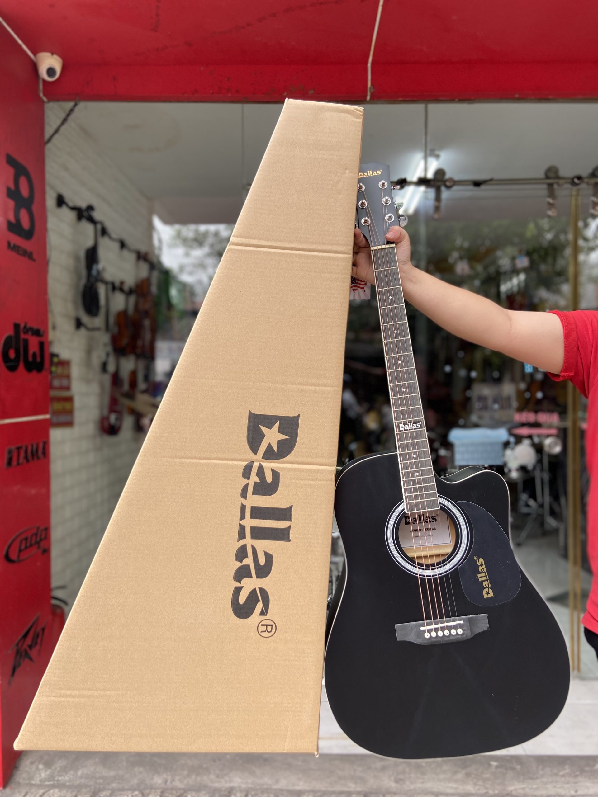 Đàn guitar acoustic Dallas DL-S41 chính hãng - Nhạc Cụ Phong Vân